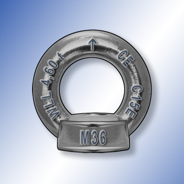 Ringmutter M36 C15E DIN 582 geschmiedete Form | Ringmutter C15E DIN 582 geschmiedete Form ...