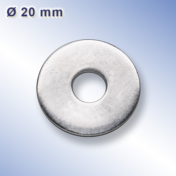 Scheiben Ø 20 mm | Scheiben DIN 9021 | Unterlegscheiben | Edelstahl ...